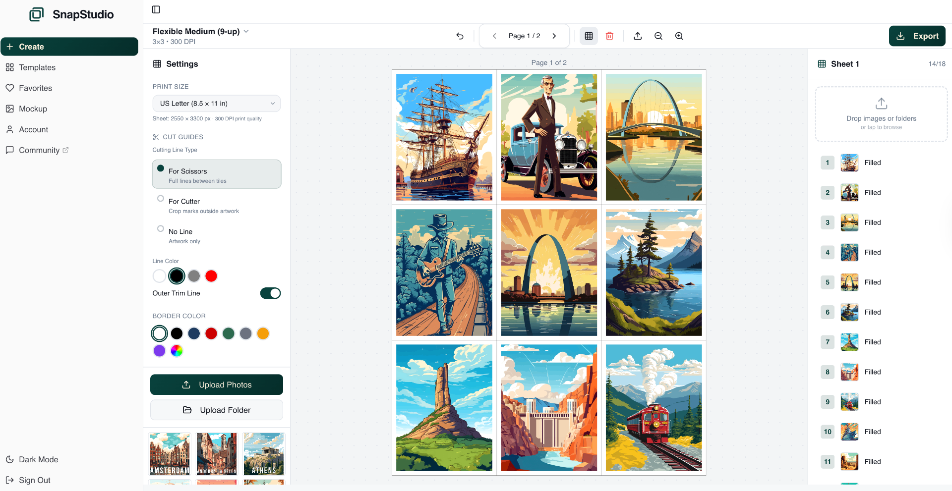 Snap Studio – Custom Magnet Designer